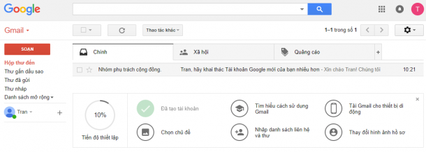 Hướng dẫn đăng ký Gmail, tạo lập Gmail miễn phí mới nhất 2018