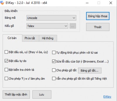 Phần mềm gõ tiếng Việt EVkey – Thay thế hoàn hảo Unikey trên Windows 10 ...